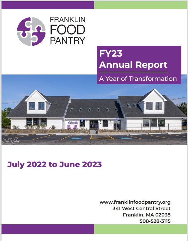 Franklin Food Pantry Annual Reports, Strategic Plan