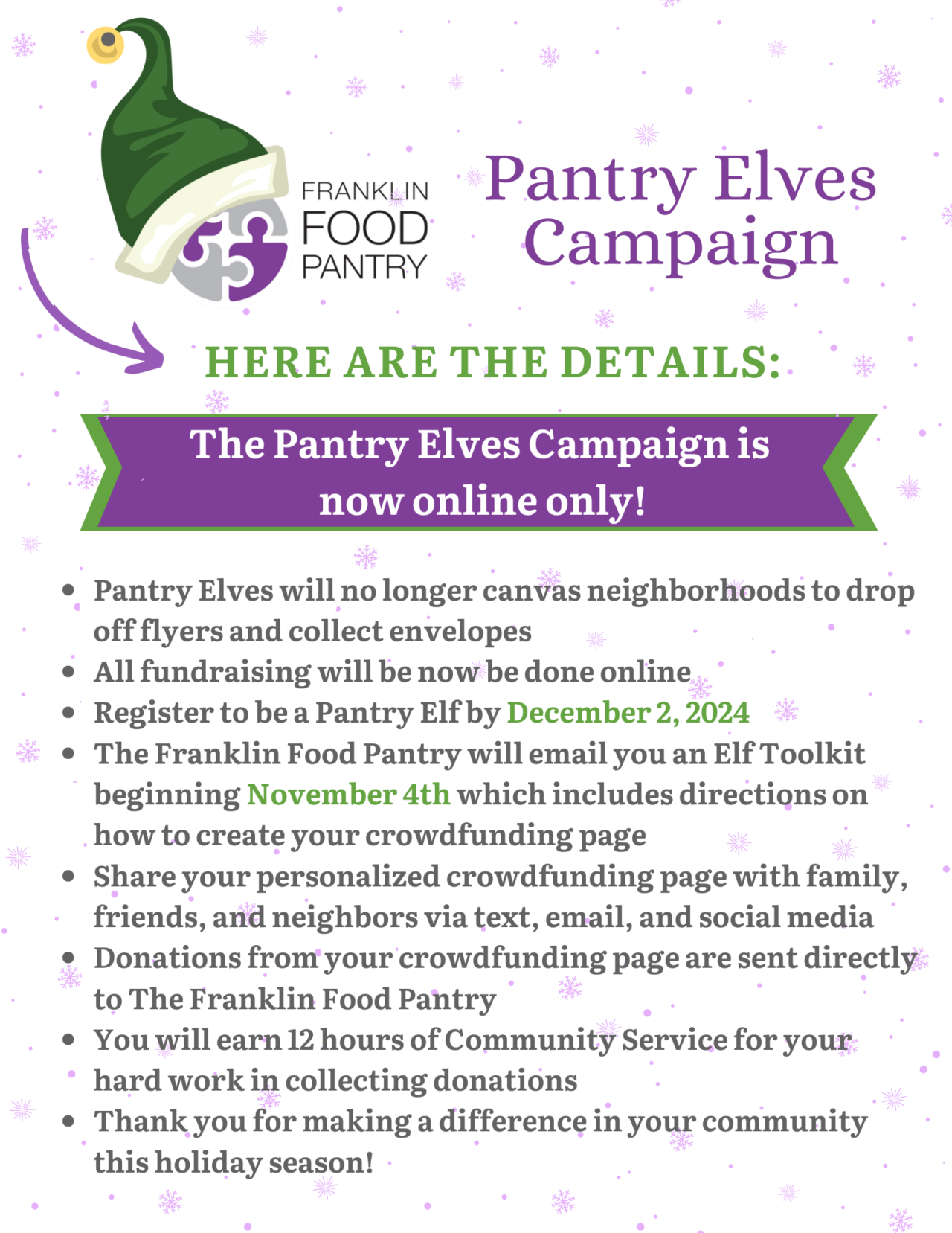 Pantry Elves - Franklin Food Pantry